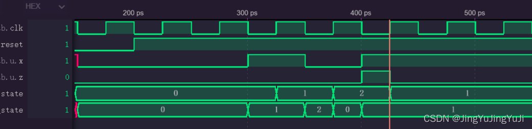 HDLBits 刷题笔记 - Exams_ece241 2013 q8 - HDLBits_implement a mealy-type finite state machine that r ...