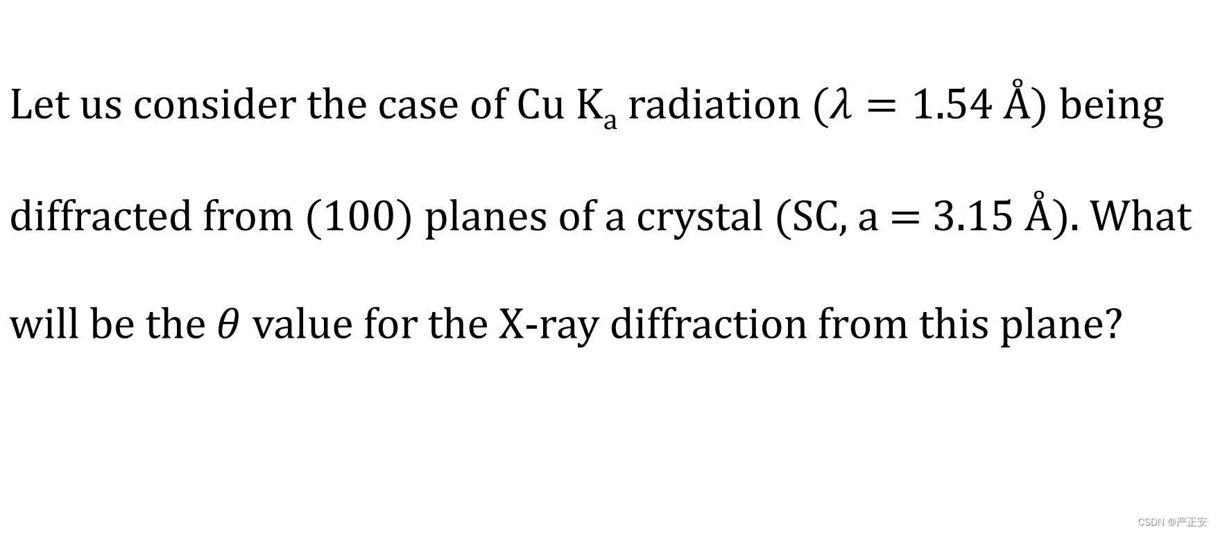X-ray diffraction_二级衍射-CSDN博客
