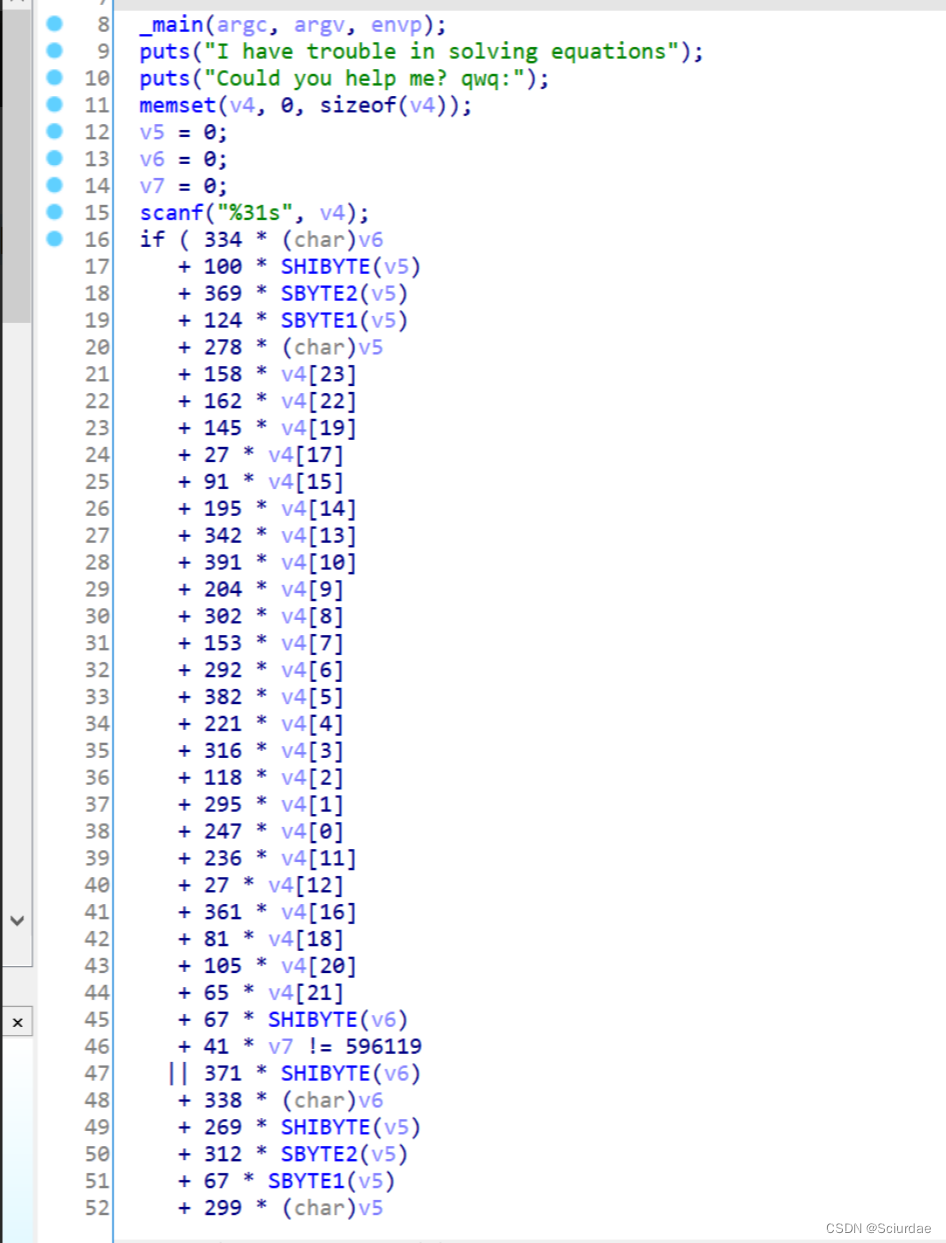 MoeCTF_2023新生赛 Reverse题解WP【详解】-（学习记录）‘‘-CSDN博客
