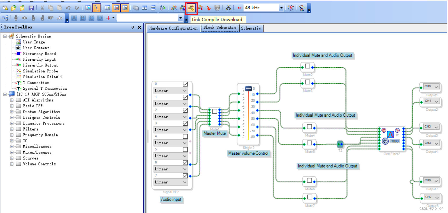 手把手教你使用ADSP-21569（十一）如何用21569做SigmaStudio图形化编程_sigmastudio教程-CSDN博客