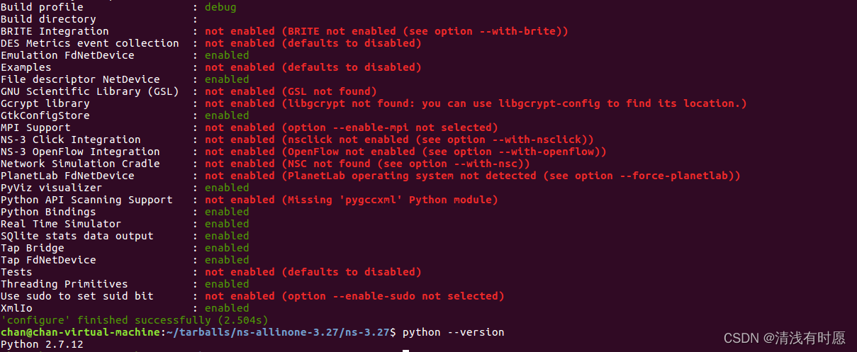 Ns-3（3.27版本）-pyViz可视化+GNUPlot安装_ns3使用gnuplot-CSDN博客