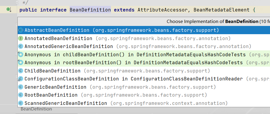浅谈BeanDefinition、BeanDefinitionMap、RootBeanDefintion三者的关系-CSDN博客