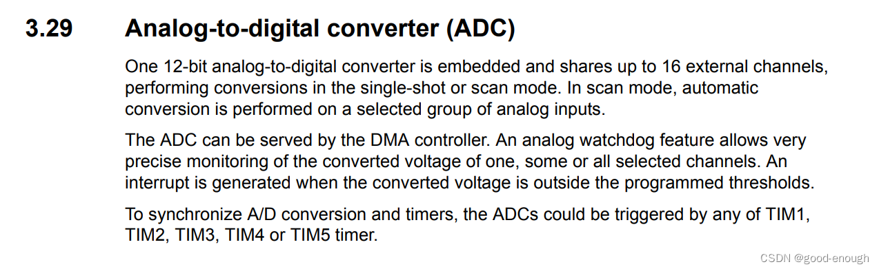 STM32F411核心板固件库开发（四） ADC配置_tm32f411核心板固件库开发(四) adc配置-CSDN博客