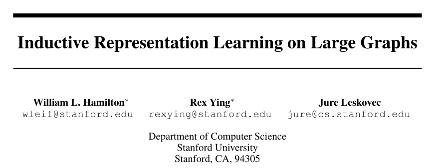 Neurips 2017 Graphsage:大型图的归纳表示学习在经过k次迭代后我们得到了每个节点的中间表示这个中间表示同样是对抗训练中的伪 Csdn博客 4464