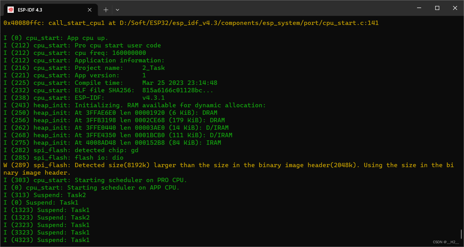 基于FreeRTOS的ESP-IDF开发——3.使用任务（中）_esp-idf任务创建与删除-CSDN博客