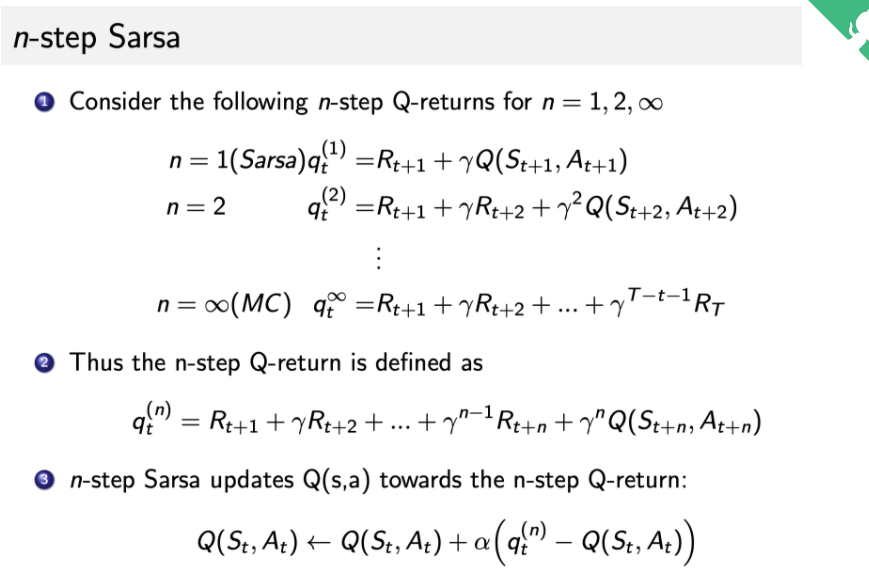 强化学习笔记：Sarsa算法_sarsa的贝尔曼方程-CSDN博客