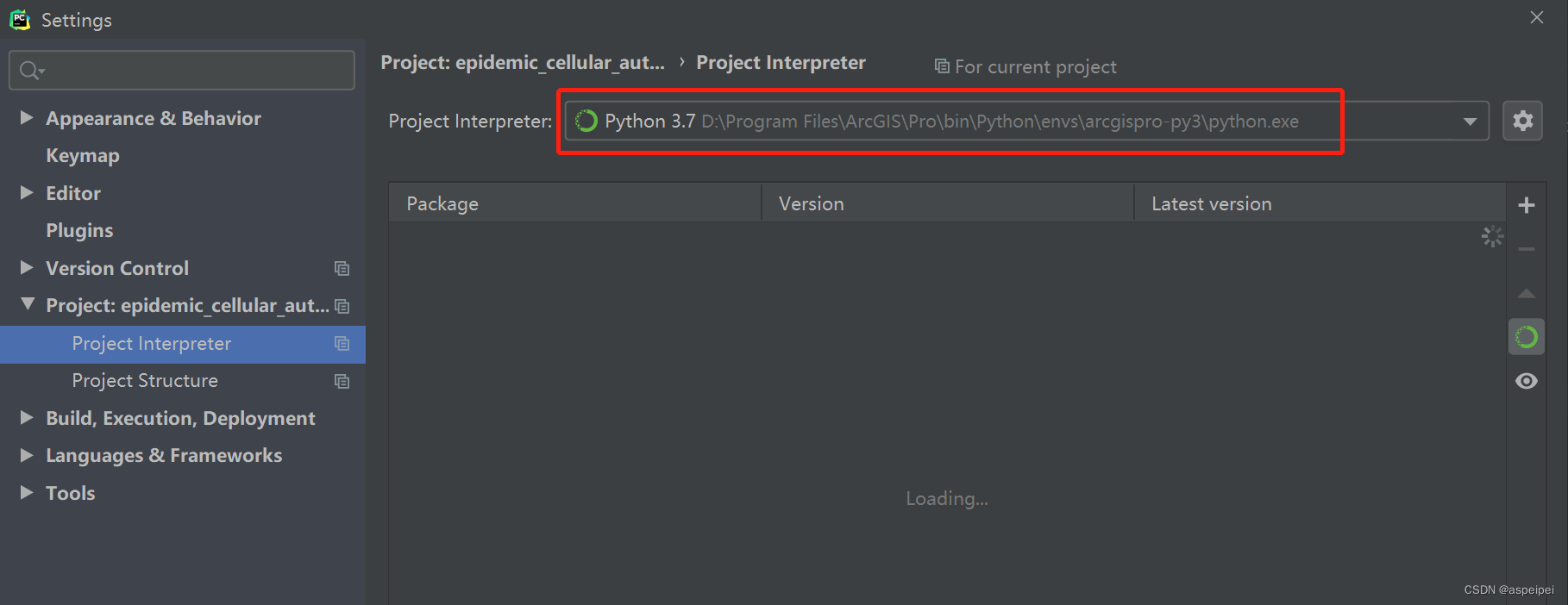 从Pycharm的Project Interpreter安装包失败解决办法_project interpreter加不了包-CSDN博客
