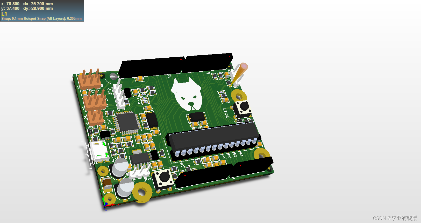 kiCAD输出的pos文件（元件坐标文件）pos x 与 pos y 错误_kicad导出坐标文件-CSDN博客