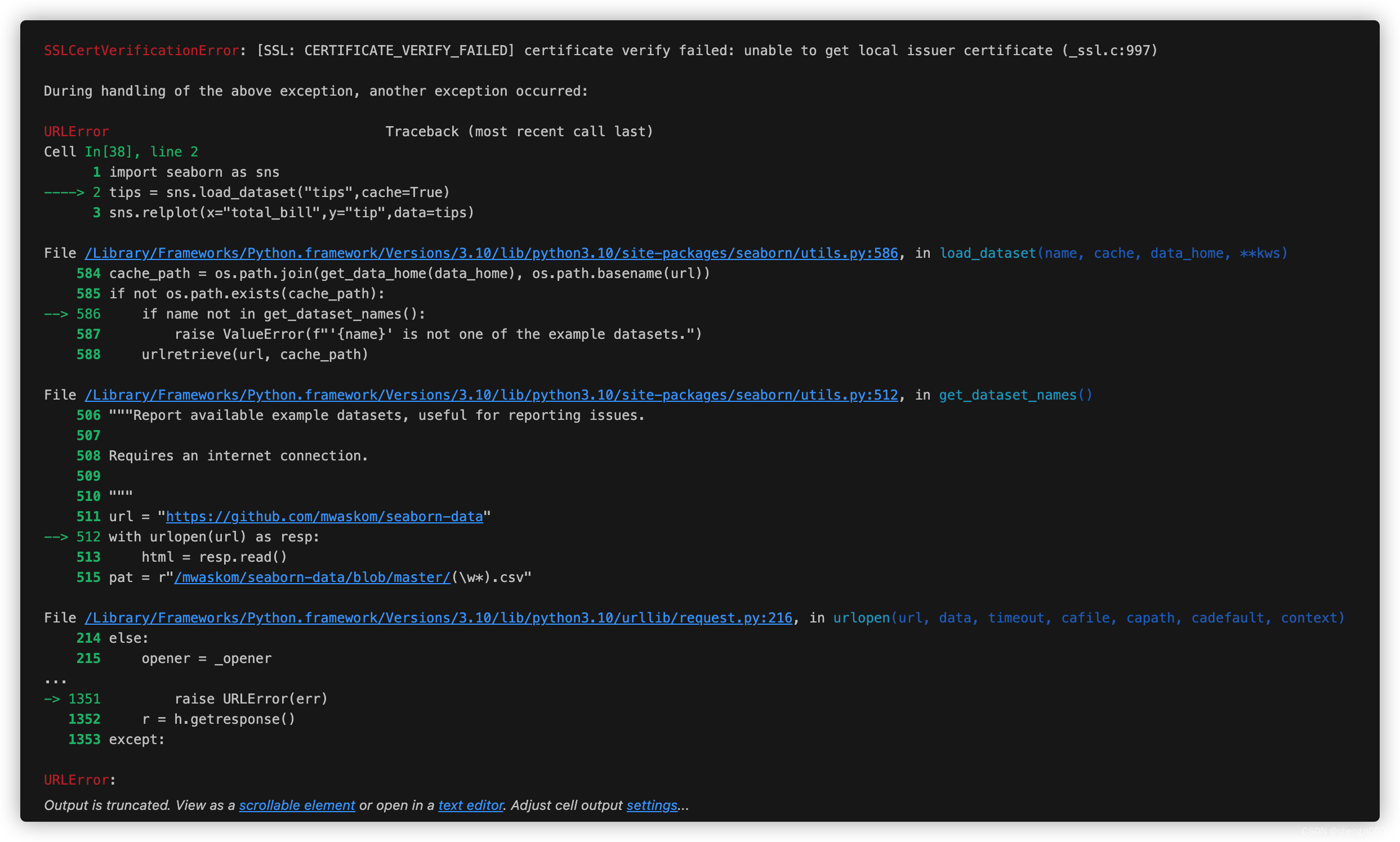 macos Seaborn.load_dataset()加载数据集失败解决方法_the figure layout has changed to tight-CSDN博客