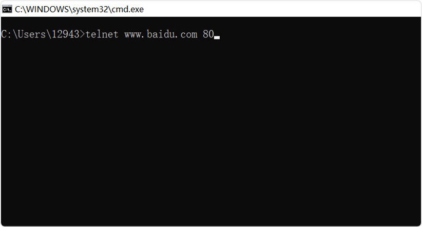 开启 Telnet 功能并访问百度_telnet 百度-CSDN博客