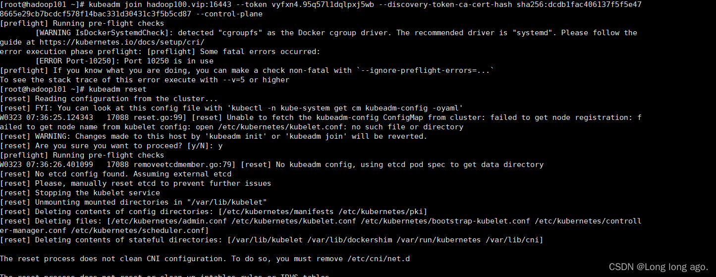K8s Kubeadm Join 加入集群和init报错setting Node Annotation To Enable Volume Controller Attachdetach