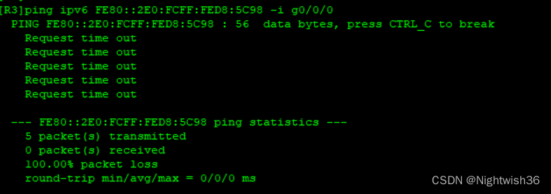 IPV6实验报告_ipv6测试报告-CSDN博客