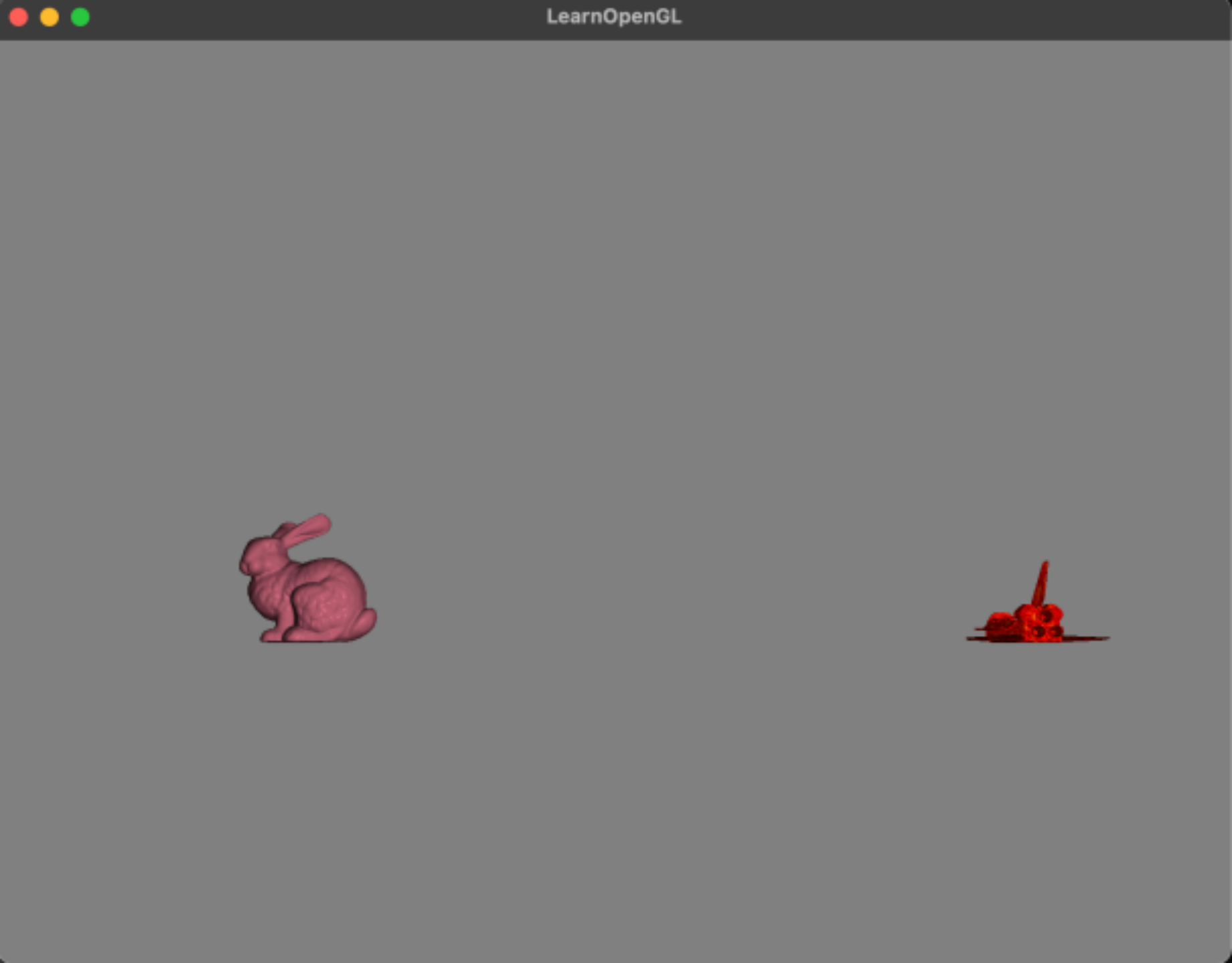 OpenGL课程设计 三维图形交互程序 bunny兔+飞机模型_opengl交互式三维模型观察程序实验-CSDN博客