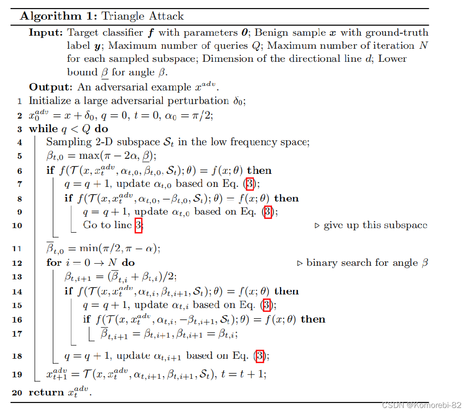 【论文阅读】ECCV2022 || Triangle Attack: A Query-efficientDecision-based Adversarial Attack_triangle ...
