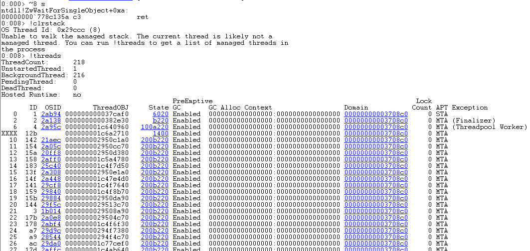 用 WinDbg 诊断CPU占用高_windbg查看cpu占用-CSDN博客