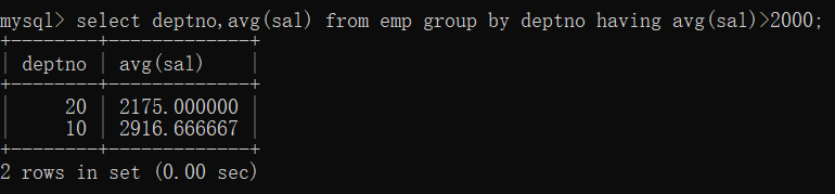 mysql操作入门（七）-----having的使用_mysql having用法-CSDN博客