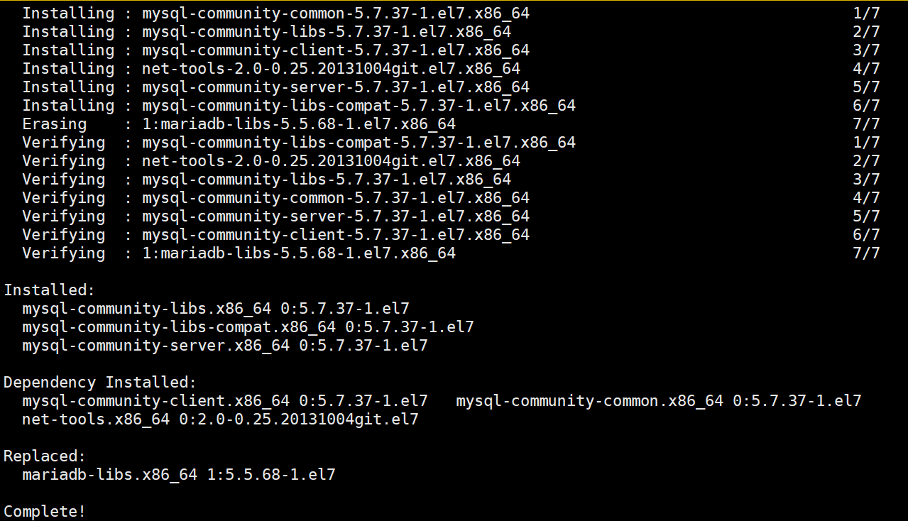linux系统中三种方法安装MySQL5.7（rhel7/centos7）_linux安装mysql5.7-CSDN博客