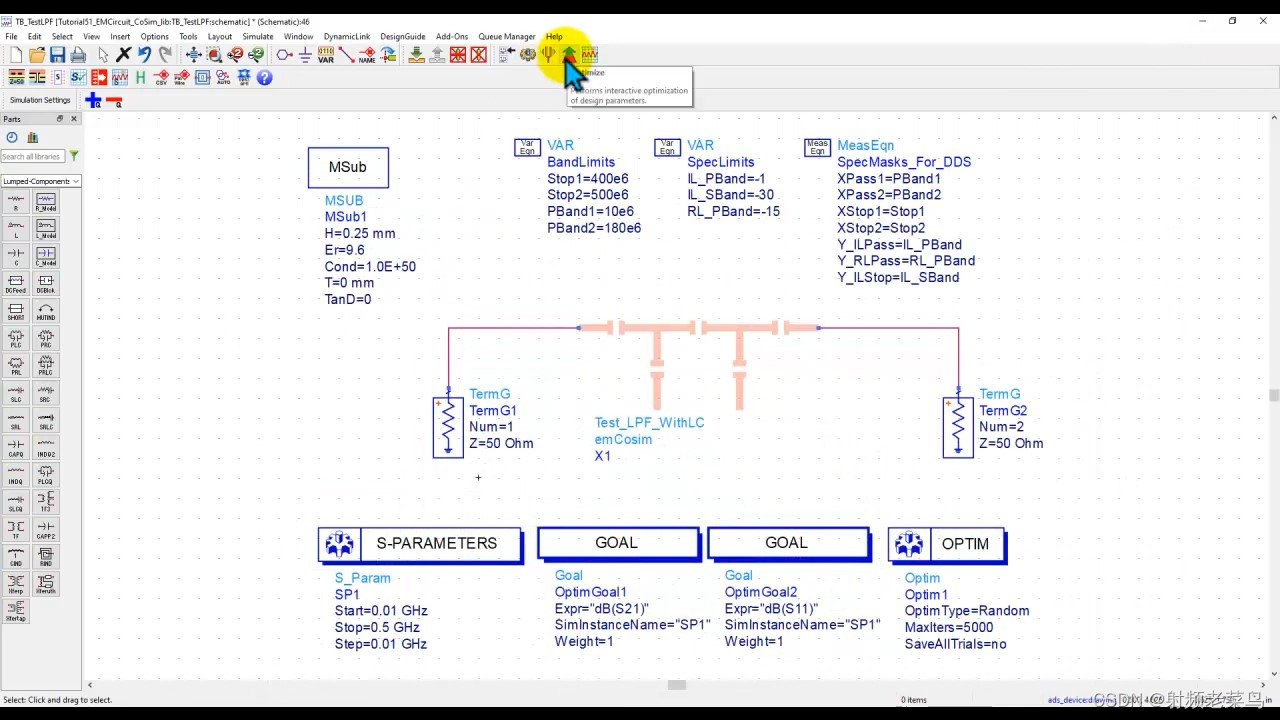 ADS AUTOMATIC EM COSIMULATION-CSDN博客