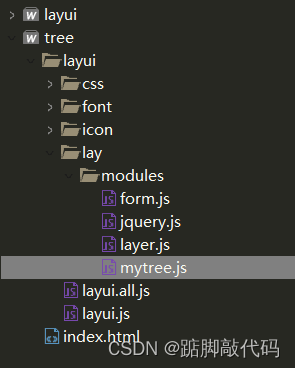 layui使用tree实现树形下拉菜单_layui tree-CSDN博客