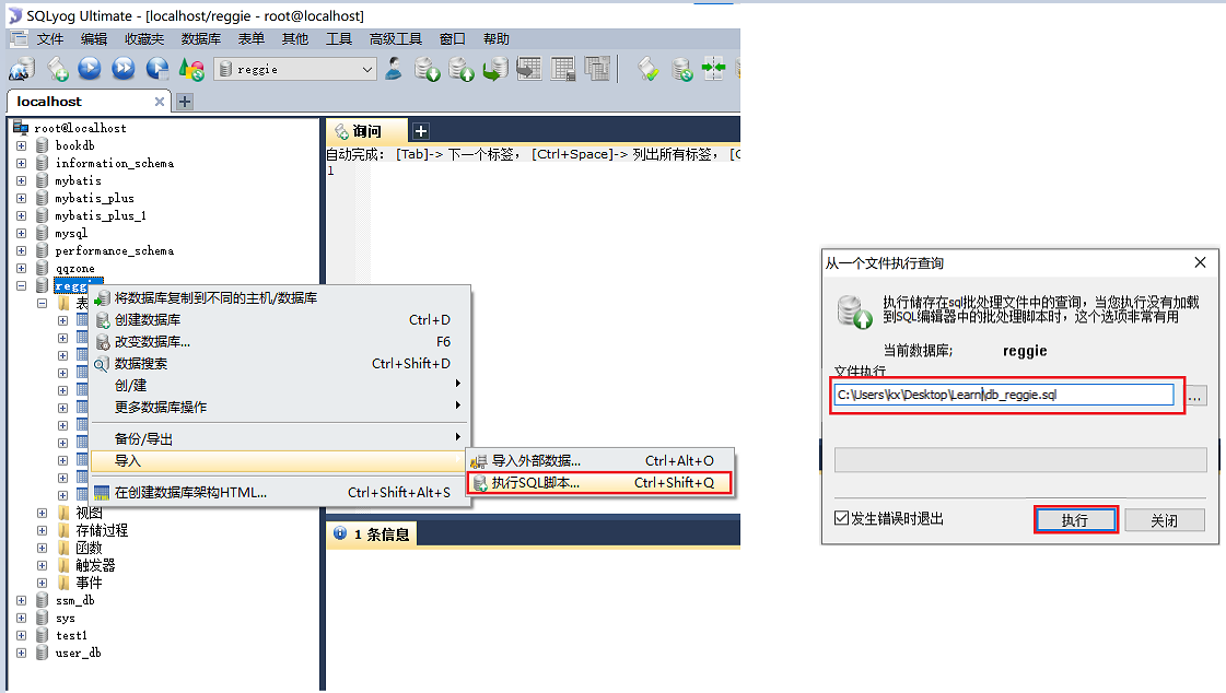 Reggie外卖项目 —— 开发环境搭建_db_reggie.sql-CSDN博客