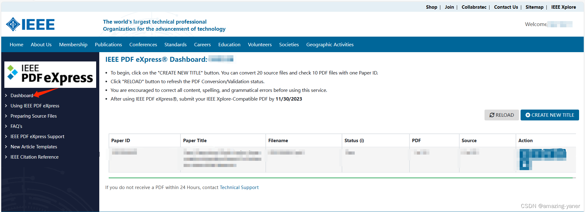 【EI投稿会遇到的问题以及解决办法（最全的过程）_ieee版权协议转让成功但状态没变-CSDN博客