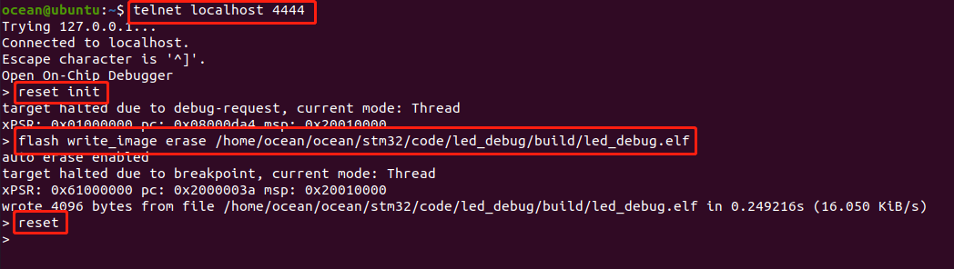 ubuntu20.04 + arm-none-eabi-gdb + openocd + STlink调试STM32F103单片机。-CSDN博客