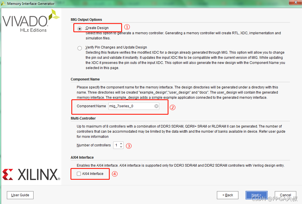 Xilinx Fpga平台ddr3设计保姆式教程(3)mig Ip核使用教程及ddr读写时序 航行学园