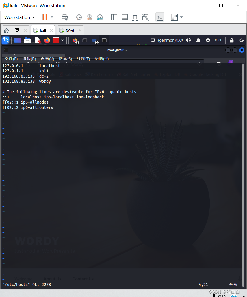 【Vulnhub】DC-6-CSDN博客
