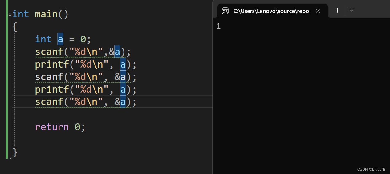 scanf与\n_scanf缓冲区堵塞-CSDN博客
