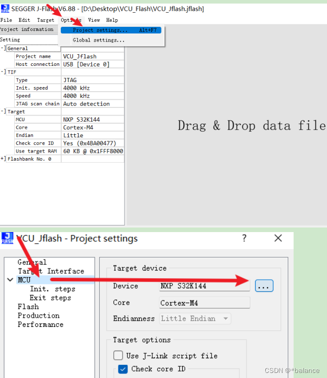 Sk32k144：生成hex文件和烧写（jflash）_jflash文件如何生成-CSDN博客