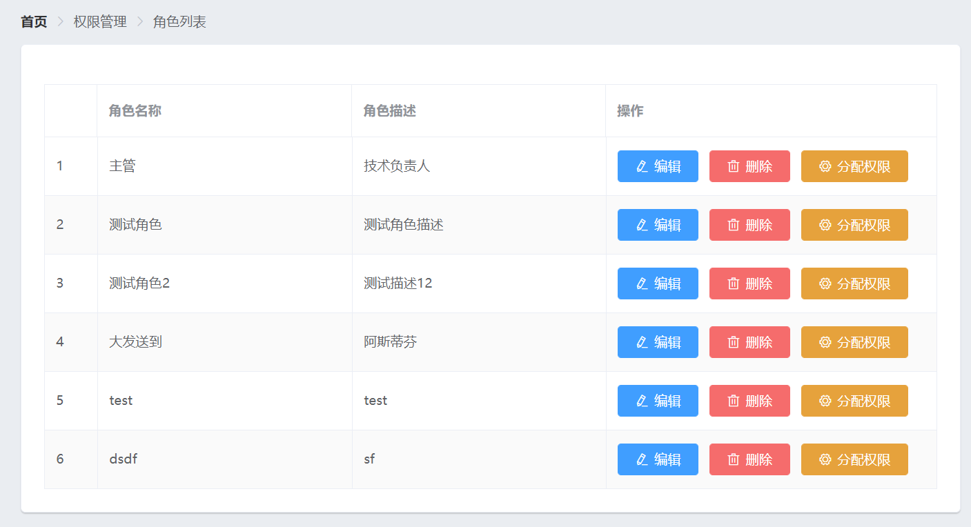 【VUE项目实战】32、权限管理-实现角色列表_vue roles-CSDN博客
