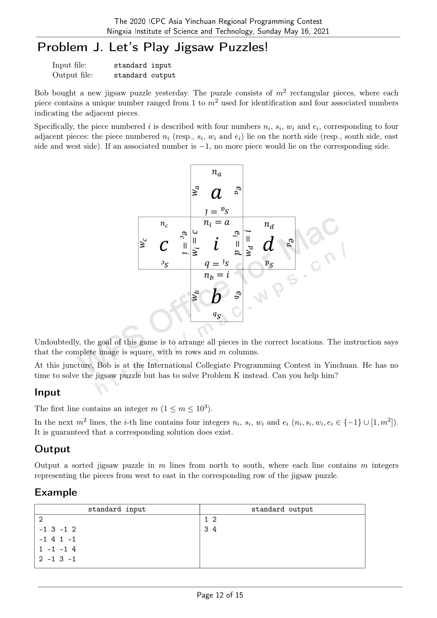 The 2020 ICPC Asia Yinchuan Regional Programming Contest-CSDN博客
