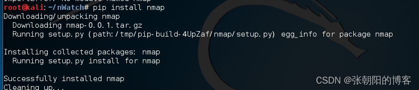 Traceback (most recent call last): File “./nwatch.py“, line 27, in ＜module＞ import nmap ...