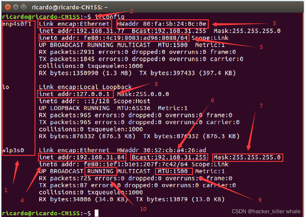 linux常用指令_linux和ipconfig类似的指令-CSDN博客