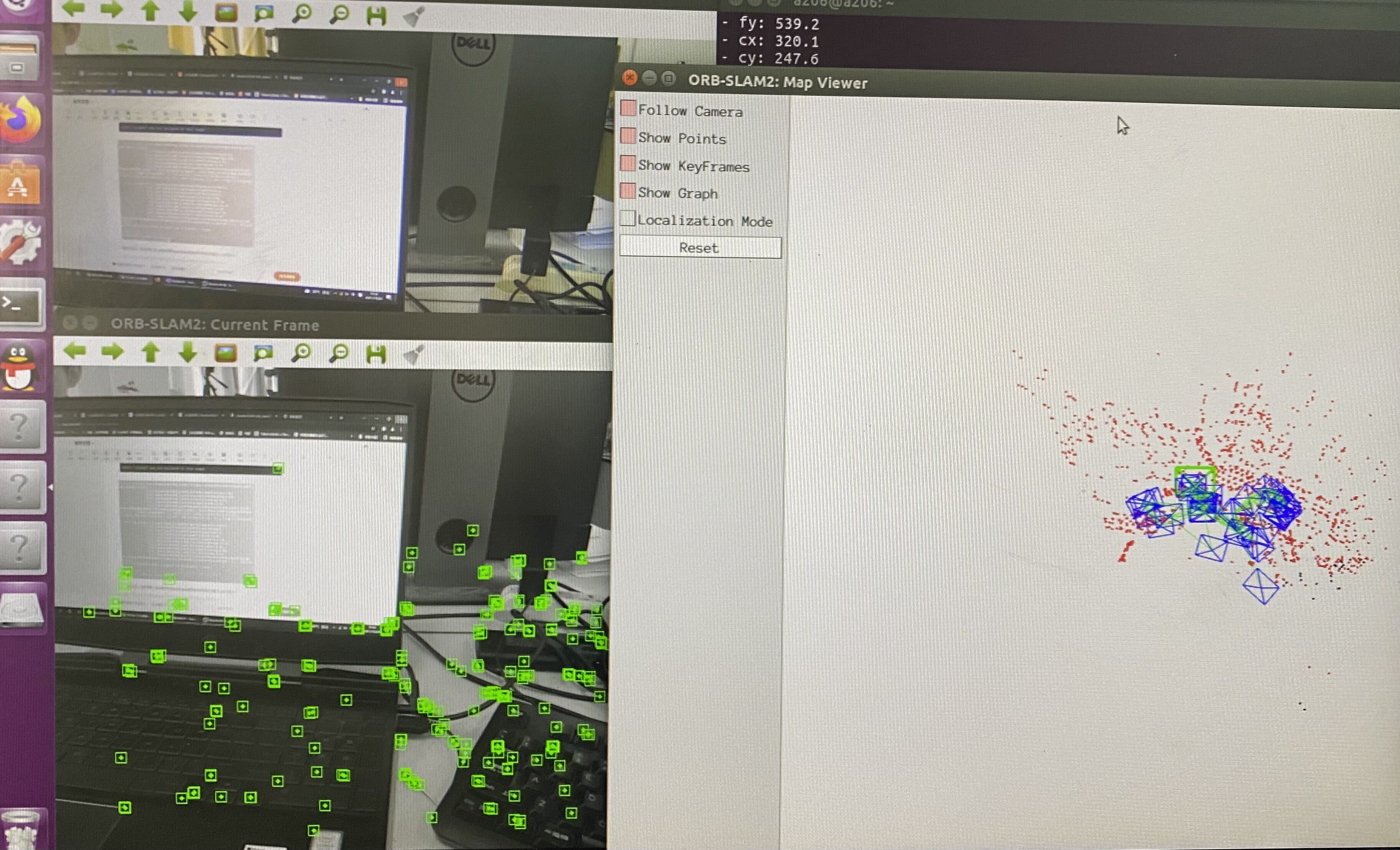 乌班图安装ORB-SLAM2并使用USB摄像头运行_pangolin 使用摄像头-CSDN博客