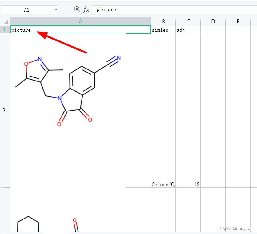 rdkit读取sdf、mol2 转换图片保存、sdf转smiles；PandasTools AddMoleculeColumnToFrame增加列图像展示及SaveXlsxFromFrame ...