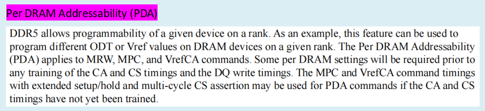 【JESD79-5之】4 DDR5 SDRAM命令描述和操作-16(per DRAM addressability(PDA))_枚举id和选择id之间的关系-CSDN博客
