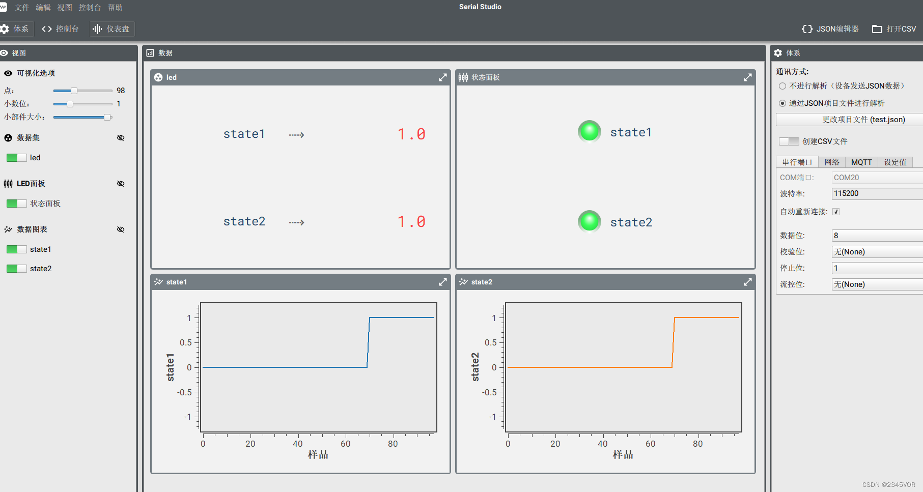 【开源的串口可视化工具——Serial Studio】-CSDN博客
