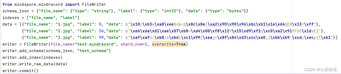 生成mindrecord格式后mindspore.mindrecord.FileReader无法读取_from mindspore ...