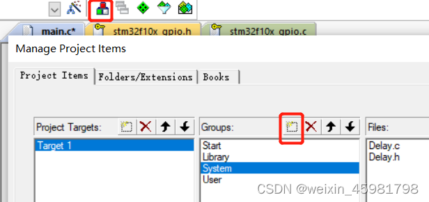 2、江科大stm32视频学习笔记:keil使用江科大stm32教学视频 Csdn博客