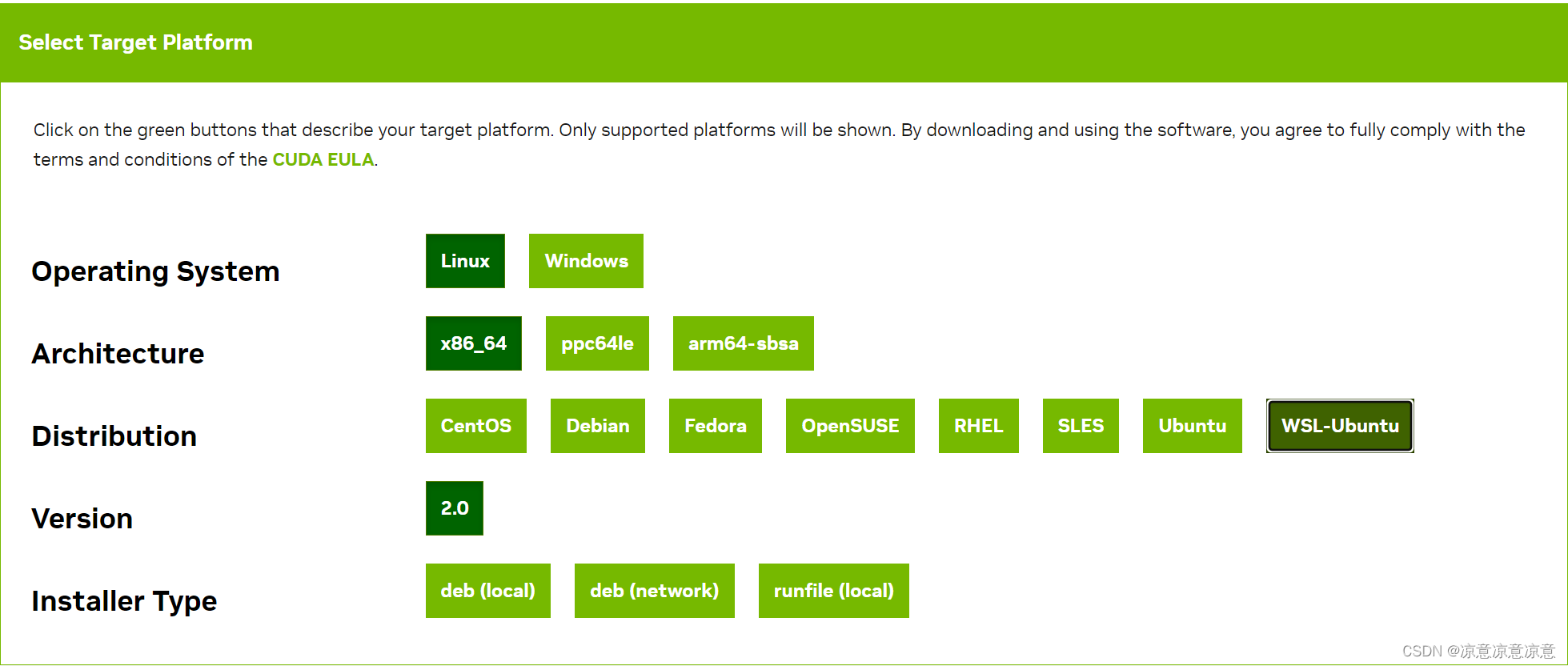 WSL2+Ubuntu20.04+CUDA11.3+Pytorch 环境搭建_ubuntu20.04安装cuda11.3-CSDN博客