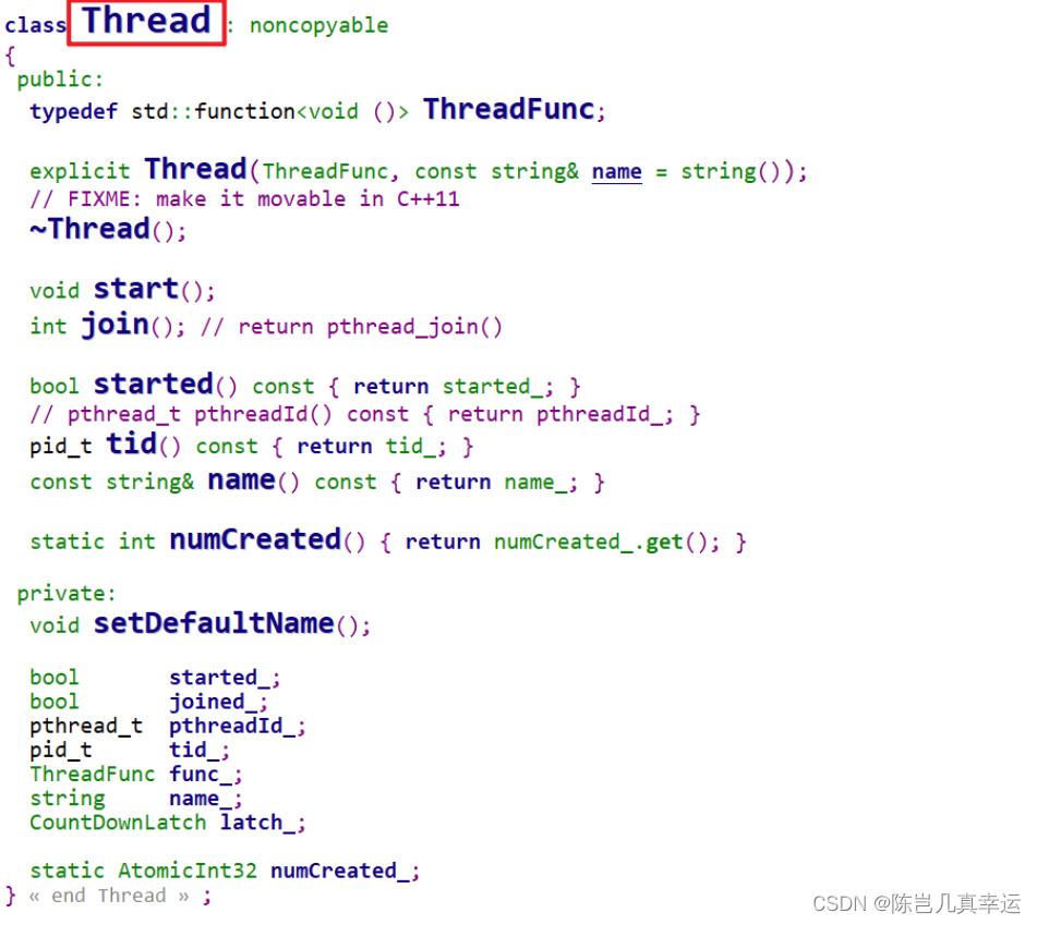 muduo 18 Thread线程类_muduo中的线程thread-CSDN博客