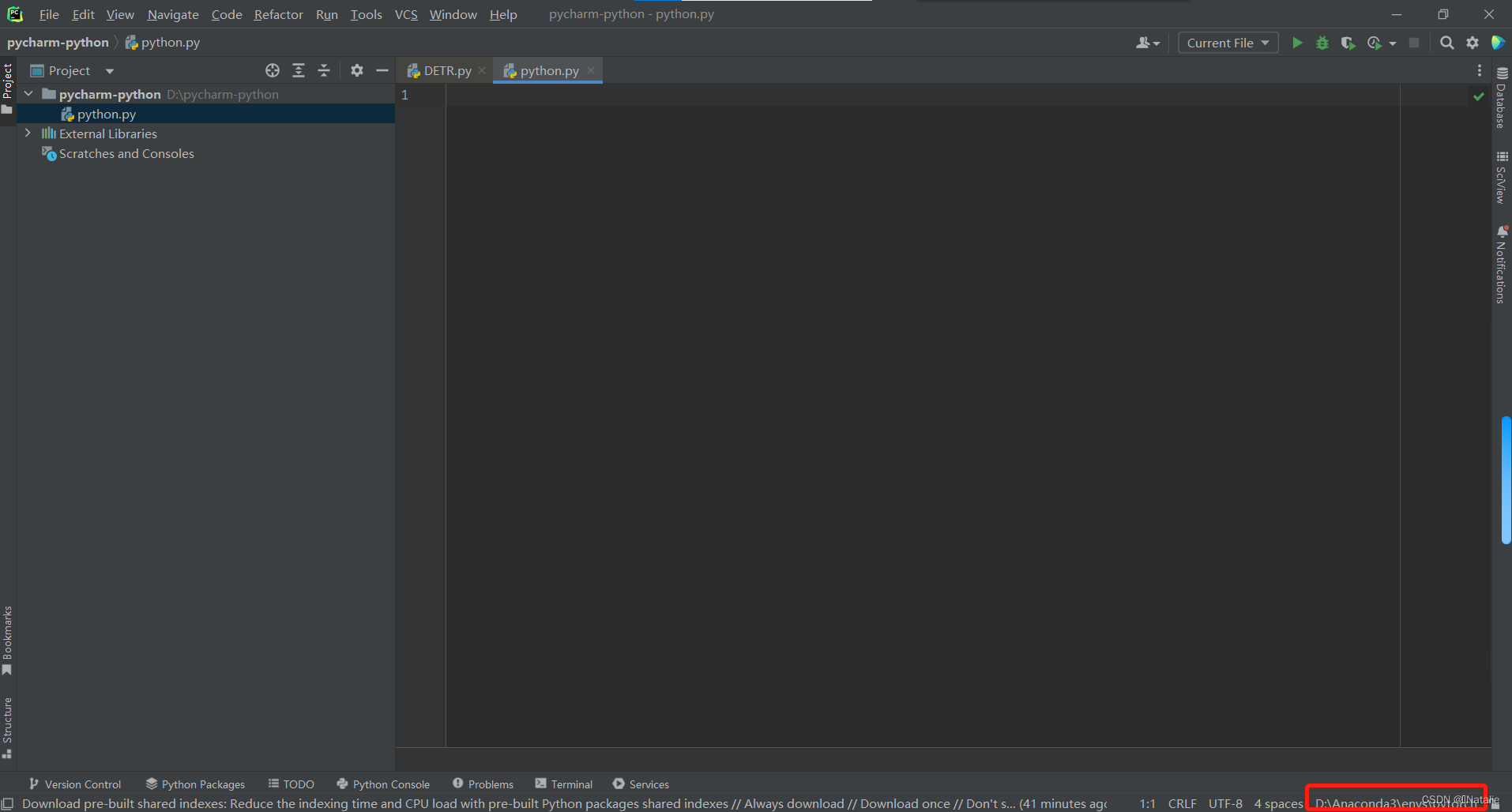 pycharm、anaconda、pytorch安装以及环境配置（超详细教程）_pycharm配置anaconda运行环境-CSDN博客