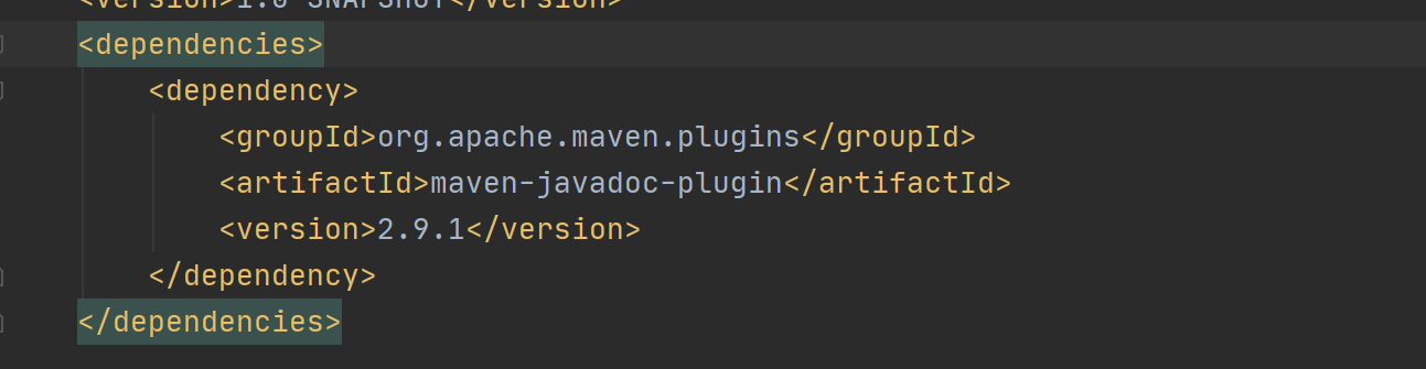 初次使用maven-javadoc-plugin报红，并且在该项目中重新导入没反应，原因：本地maven库中没有对应的jar包，解决办法：创建空项目重新导入_maven-javadoc ...