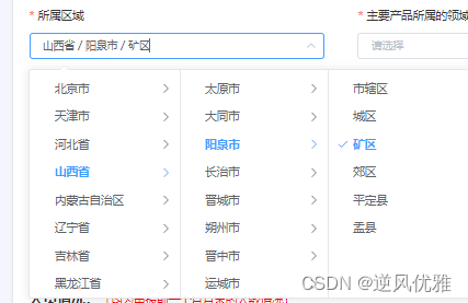 element Cascader 级联选择器 动态加载 省市县 三级数据_级联选择器(el-cascader)动态加载(lazyload)实现省市区三级选择-CSDN博客