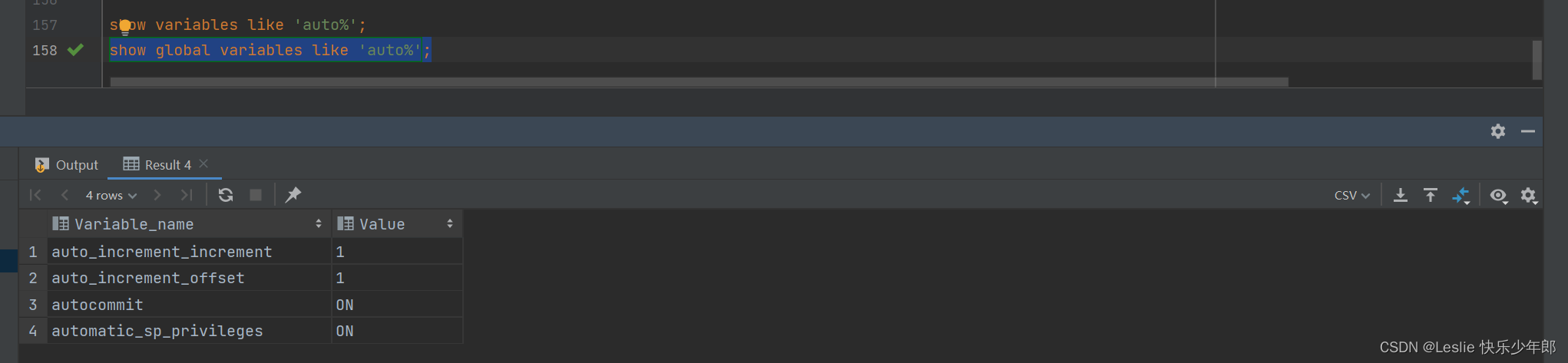 【三十七、mysql】进阶篇 存储过程 系统变量、自定义变量和局部变量mysql定义局部变量 Csdn博客