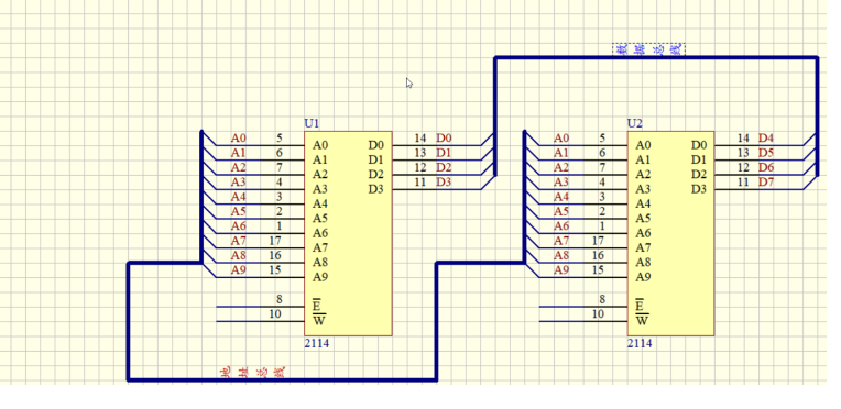 (实验)使用Protel 99se绘制2114存储器芯片（详细）_仿真实验2114-CSDN博客