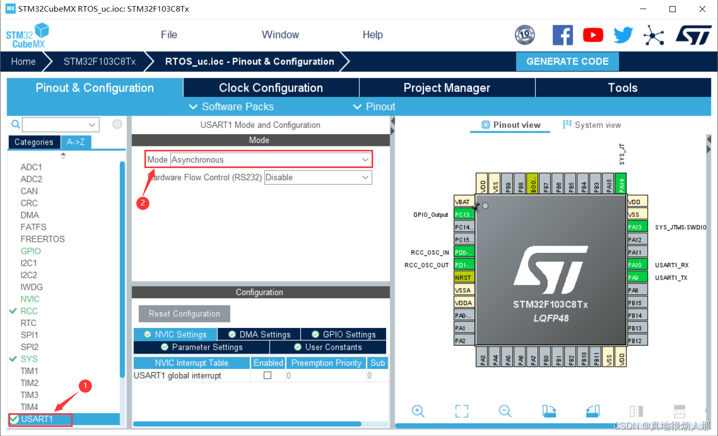 STM32F103C8T6基于HAL库移植uCOS_stm32 hal os-CSDN博客