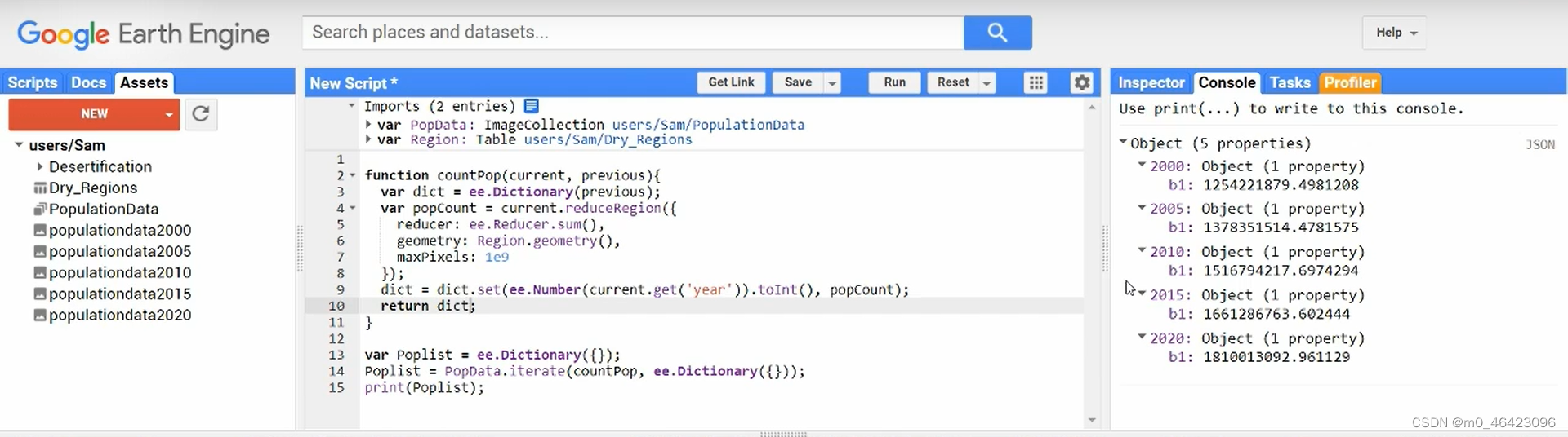 GEE代码笔记（精简版）-CSDN博客