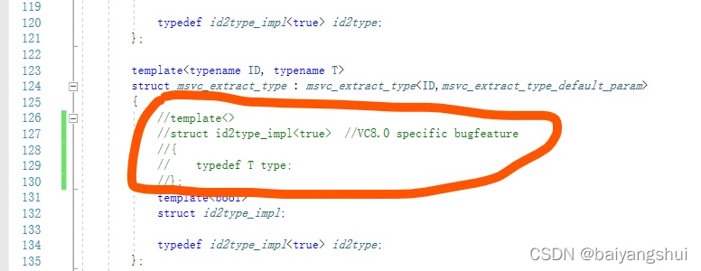 “boost::type_of::id2type_impl”不是类模板的专用化_error c2946不是模板类专用化-CSDN博客
